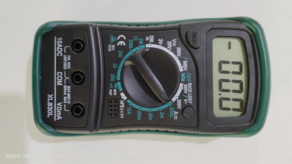 Multimeter Digital Voltmeter Spannungsmesser Prüfer Strom Messgerät ...