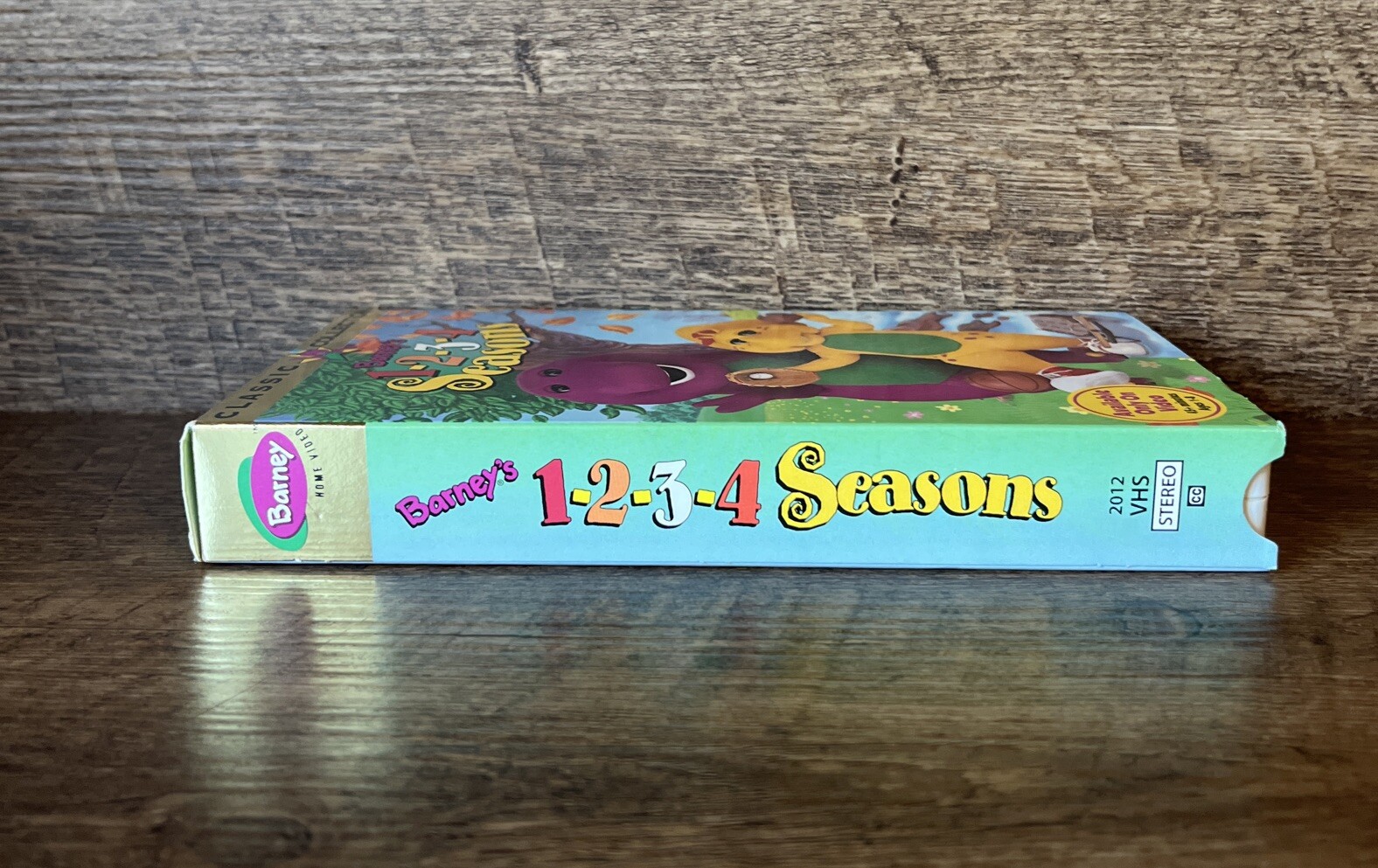 Barney's 1-2-3-4 Seasons VHS Classic Collection Learning Cartoon FULLY ...