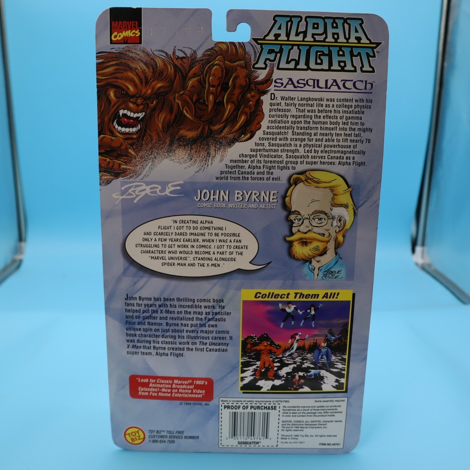 1999 Toy Biz Alpha Flight Sasquatch And Vindicator Action Figure Marvel ...