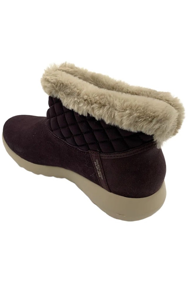 Skechers Women's On-the-GO Joy Water-Repellent Boots Snow Day Plum | eBay
