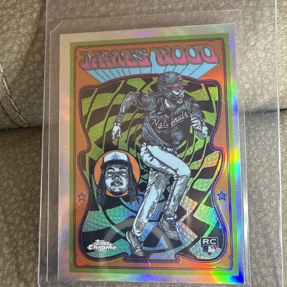 2025 Topps Chrome James Wood Ultra Violet Super Short Print Parallel ...