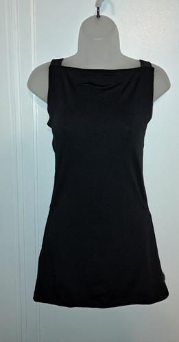 Vtg Y2K CYBERDOG Black Top Rave vest tunic open back Festival cyberpunk ...