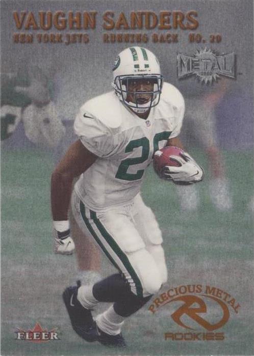 2000 Fleer Metal - Precious Metal Rookies Vaughn Sanders #232 (RC) for ...