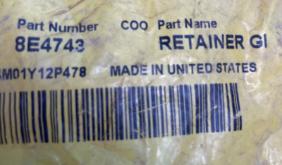 Caterpillar Cat 8E4743, 8E-4743: Tip Pin Retainer Sold Individually | eBay