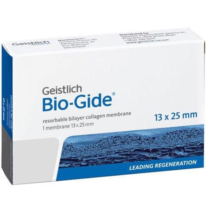 Dental Geistlich Bio-Gide Collagen Membrane Sterile Resorbable Bilayer ...