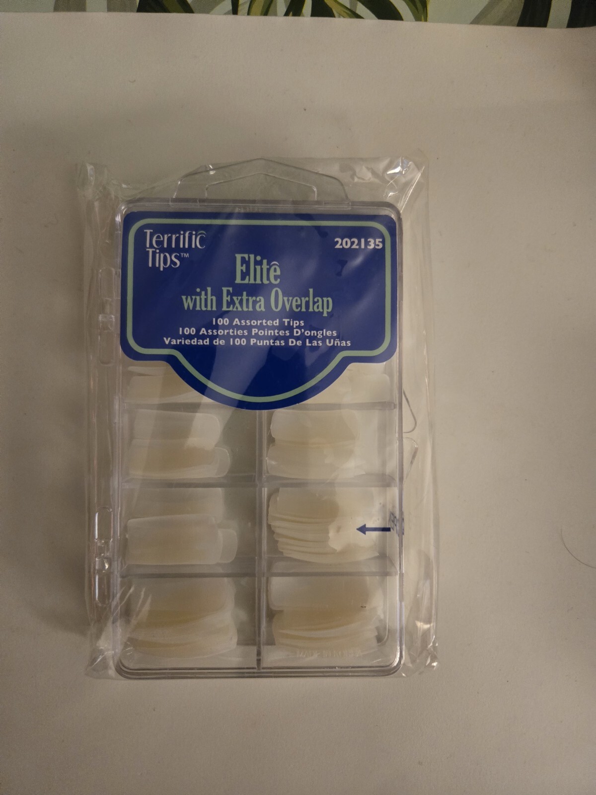 100 Assorted Nail Tips With Extra Overlap | eBay