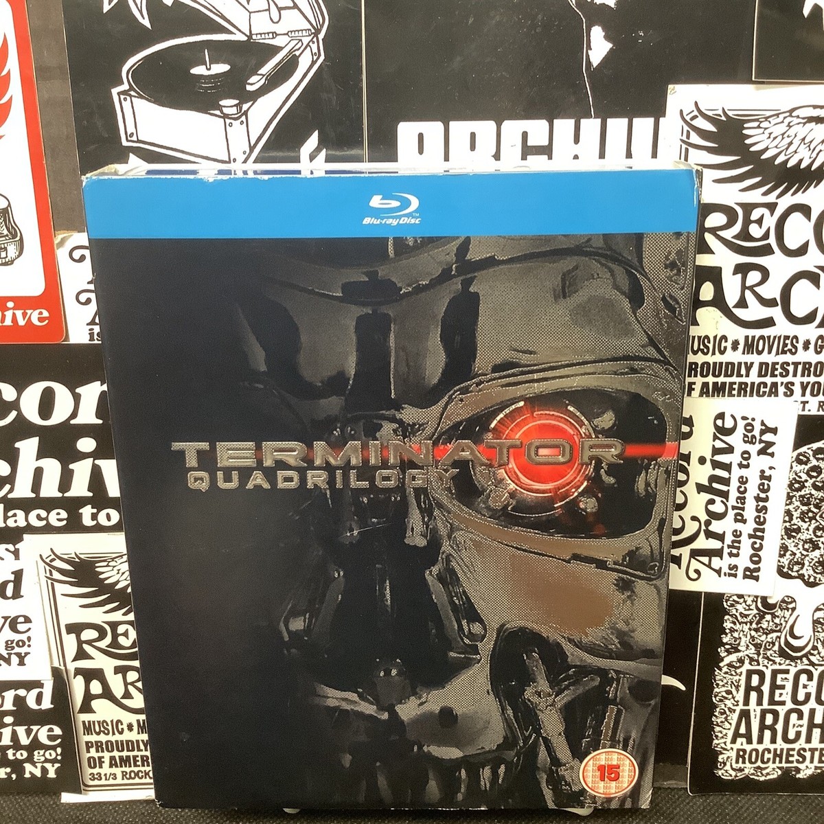 Terminator 5 The Rock Terminator Quadrilogy (4 Blu Ray Disc Set)