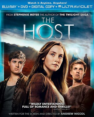 THE HOST (Blu-ray/DVD 2013, 2-Disc Set) Saoirse Ronan sci-fi, horror ...
