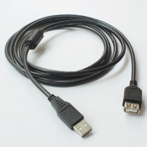 USB Extension Data Cable 2.0 A Male to A Female Long Cord for MacBook ...