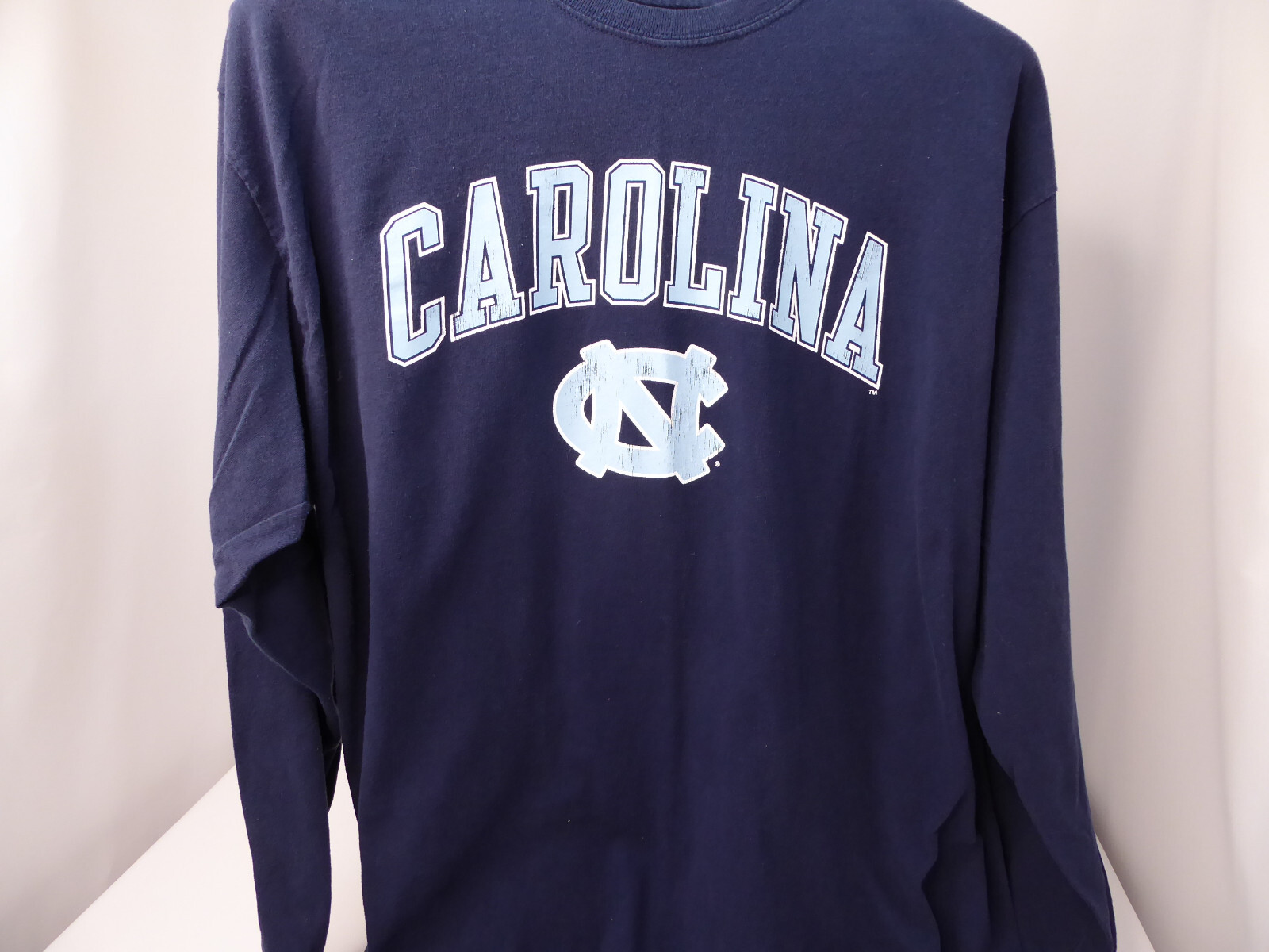 University of North Carolina UNC Tar Heel Fanatics Navy Long Sleeve T ...