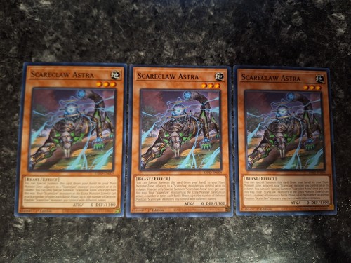 3X Scareclaw Astra DIPO-EN009 - Yugioh Yu Gi Oh! 3 Playset 1st Edition ...