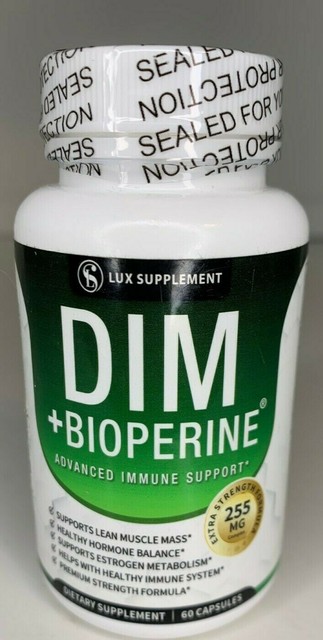 Dim Supplement Plus Bioperine Complex 255mg - Hormone & Estrogen ...