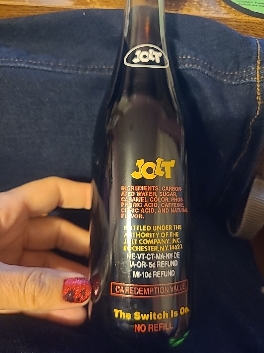 VINTAGE FULL JOLT COLA BOTTLE: SALUTES U.S. MILITARY DESERT STORM | eBay