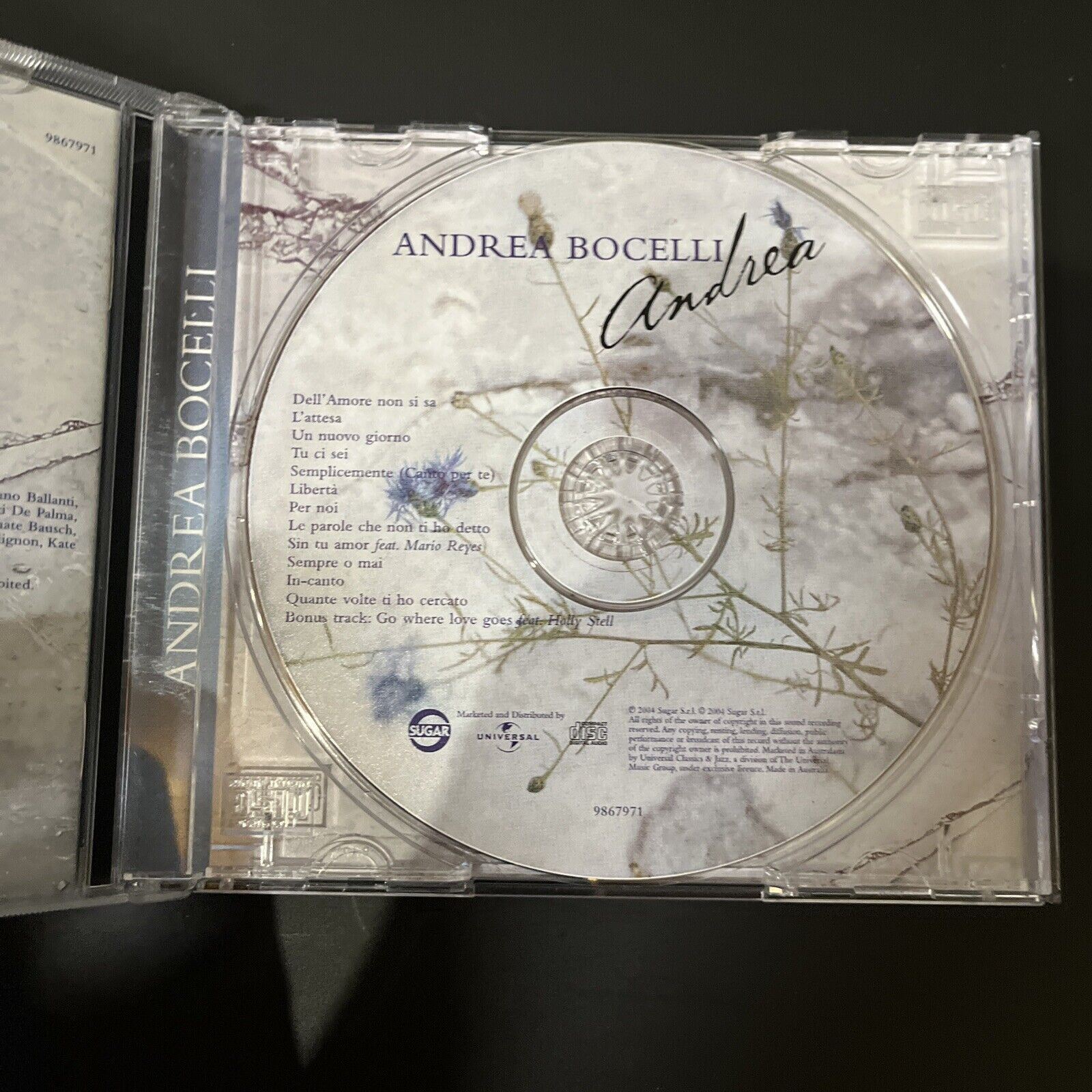 Andrea Bocelli - Andrea (CD, 2004) 602498679715 | eBay