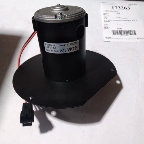 Genune OEM Paccar Blower Motor 12v DC p/n SR2000056 | eBay