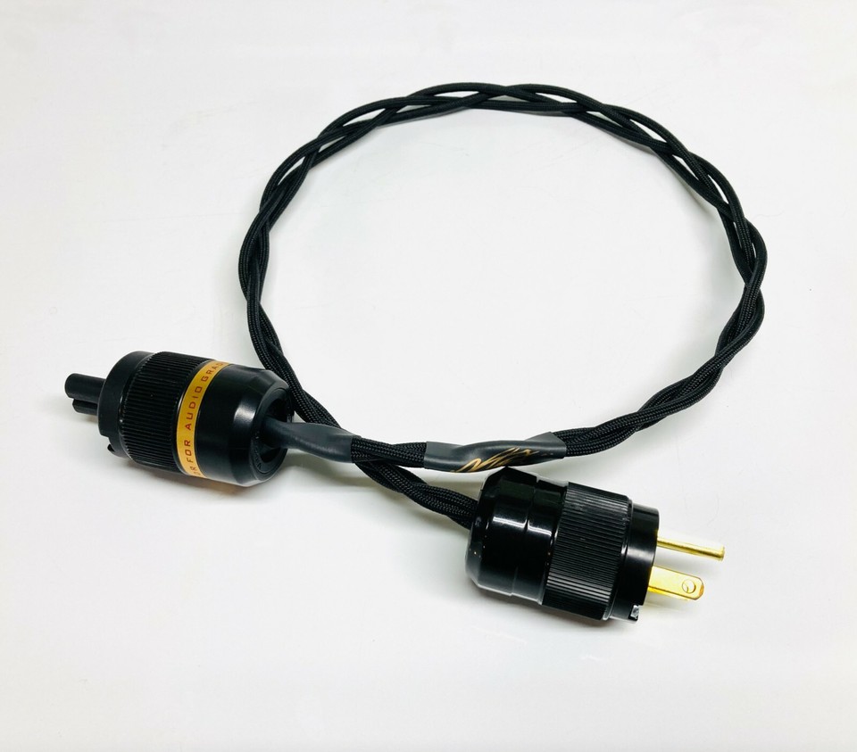 Audiophile Iso-Braid AC Power Cable IEC C7 Figure 8 Streamer BlueSound ...