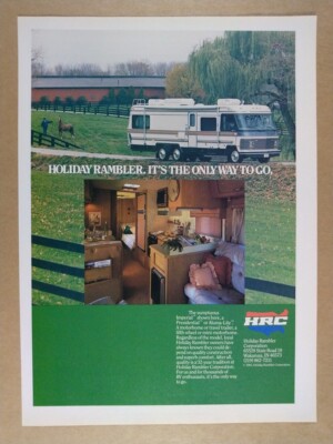 1985 Holiday Rambler Imperial RV Motorhome vintage print Ad | eBay