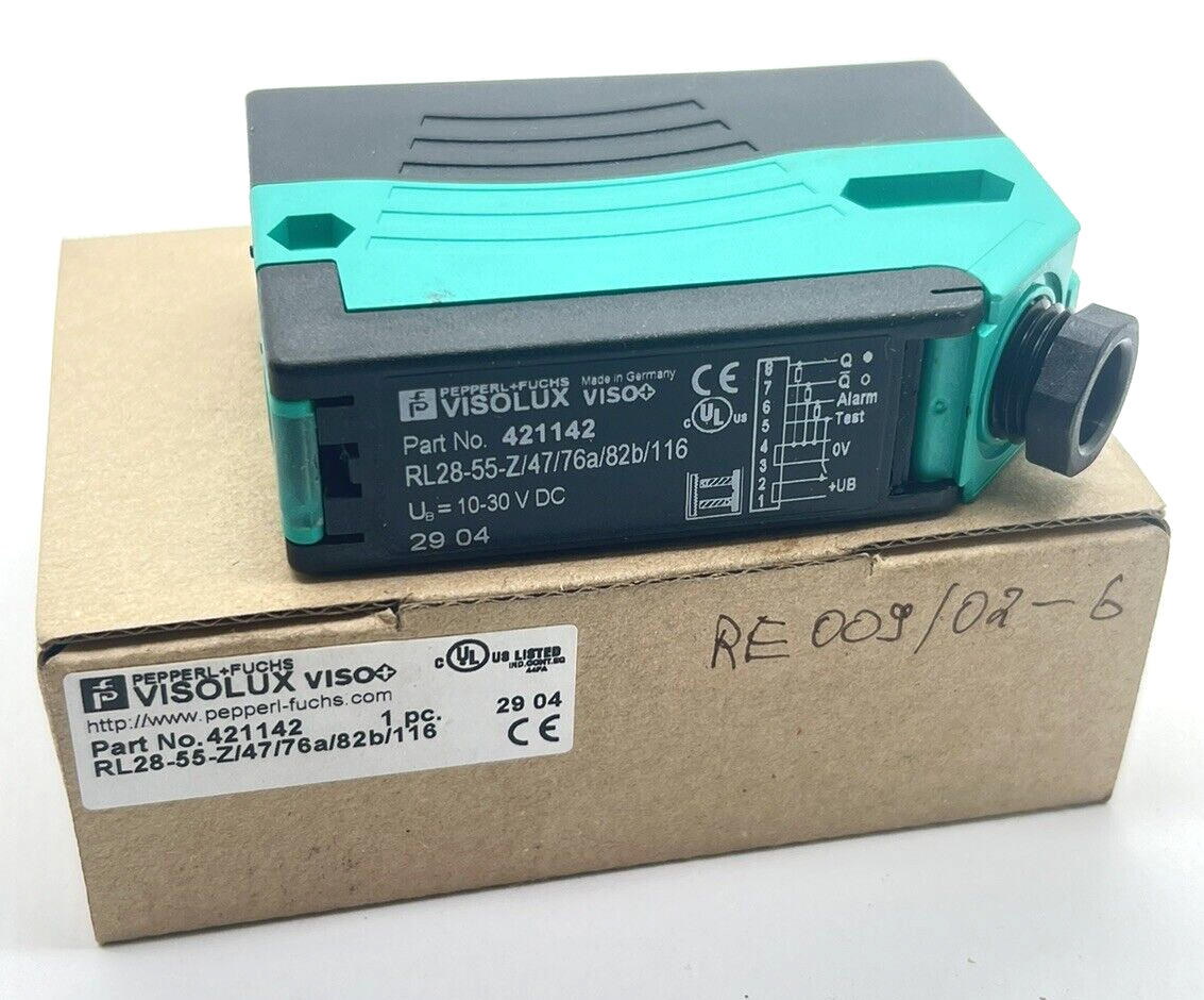 Pepperl Fuchs Visolux 421142 Reflexionslichtschranke RL28-55-Z/47/76a ...