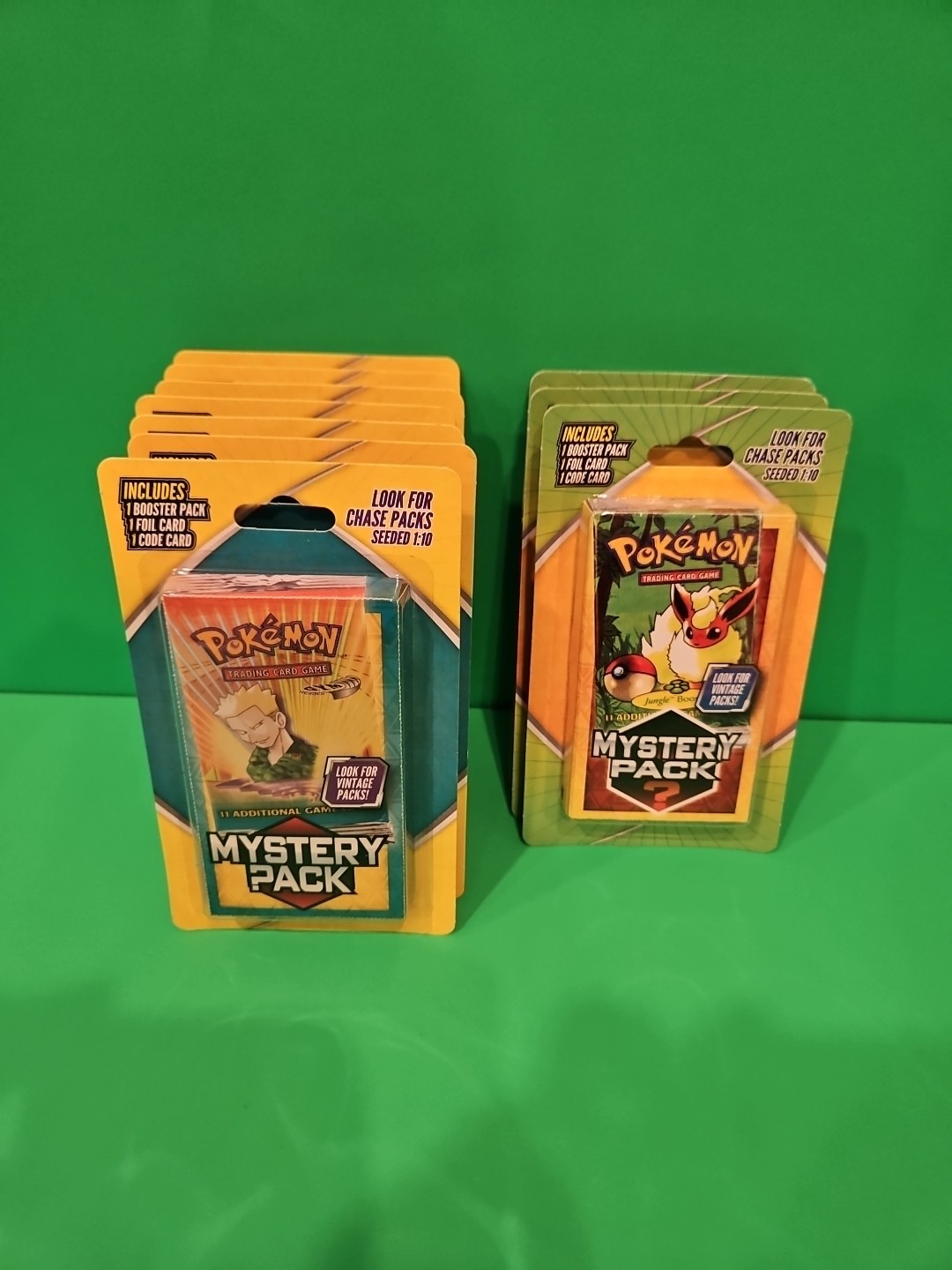 Lot of 10 Walgreens Pokémon TCG Mystery Pack CHASE Packs seeded 1:10 ...