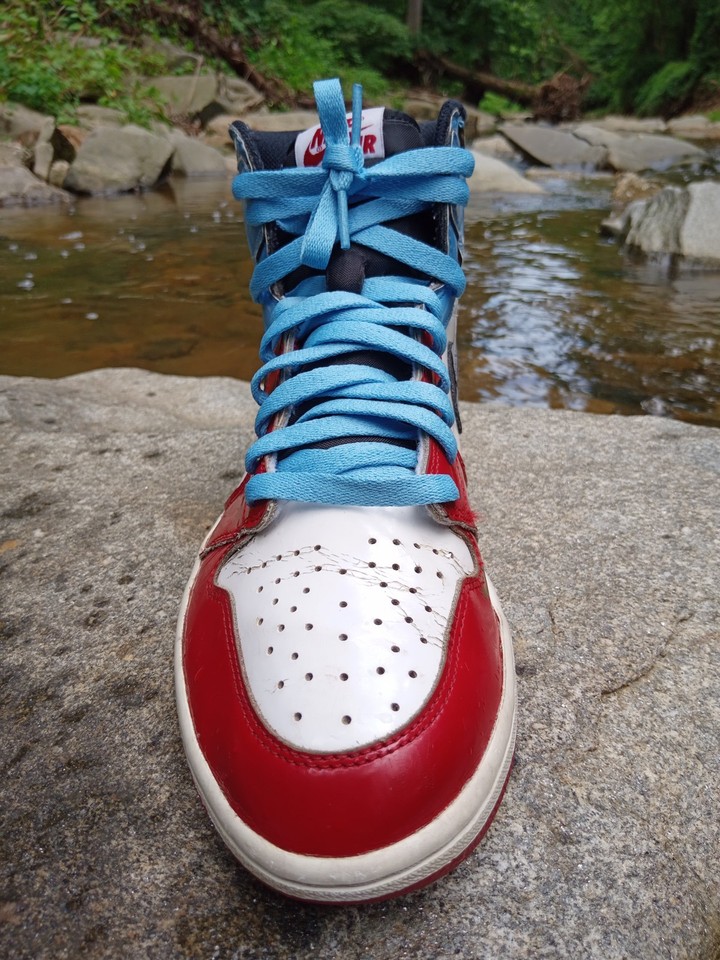 Jordan 1 Retro OG High Fearless Size 12 Pre-Owned CK5666-100 Red White ...