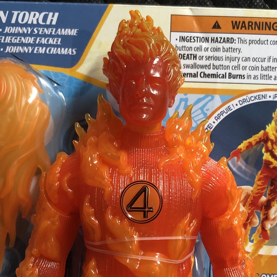 Marvel Studios Fantastic 4 First Steps- Titan Hero Series HUMAN TORCH ...