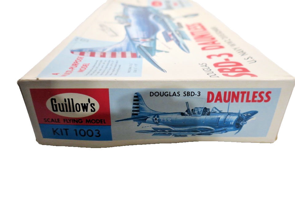 Guillows Douglas SBD-3 Dauntless Balsa Model Kit 1003 WWII Bomber | eBay