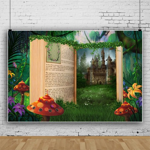 Backdrop Enchanted Forest Photo Background Fantasy Magic Wonderland ...