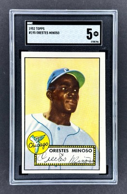 1952 Topps #195 Minnie Minoso RC (White Sox) SGC 5 EX ROOKIE! HOF! | eBay