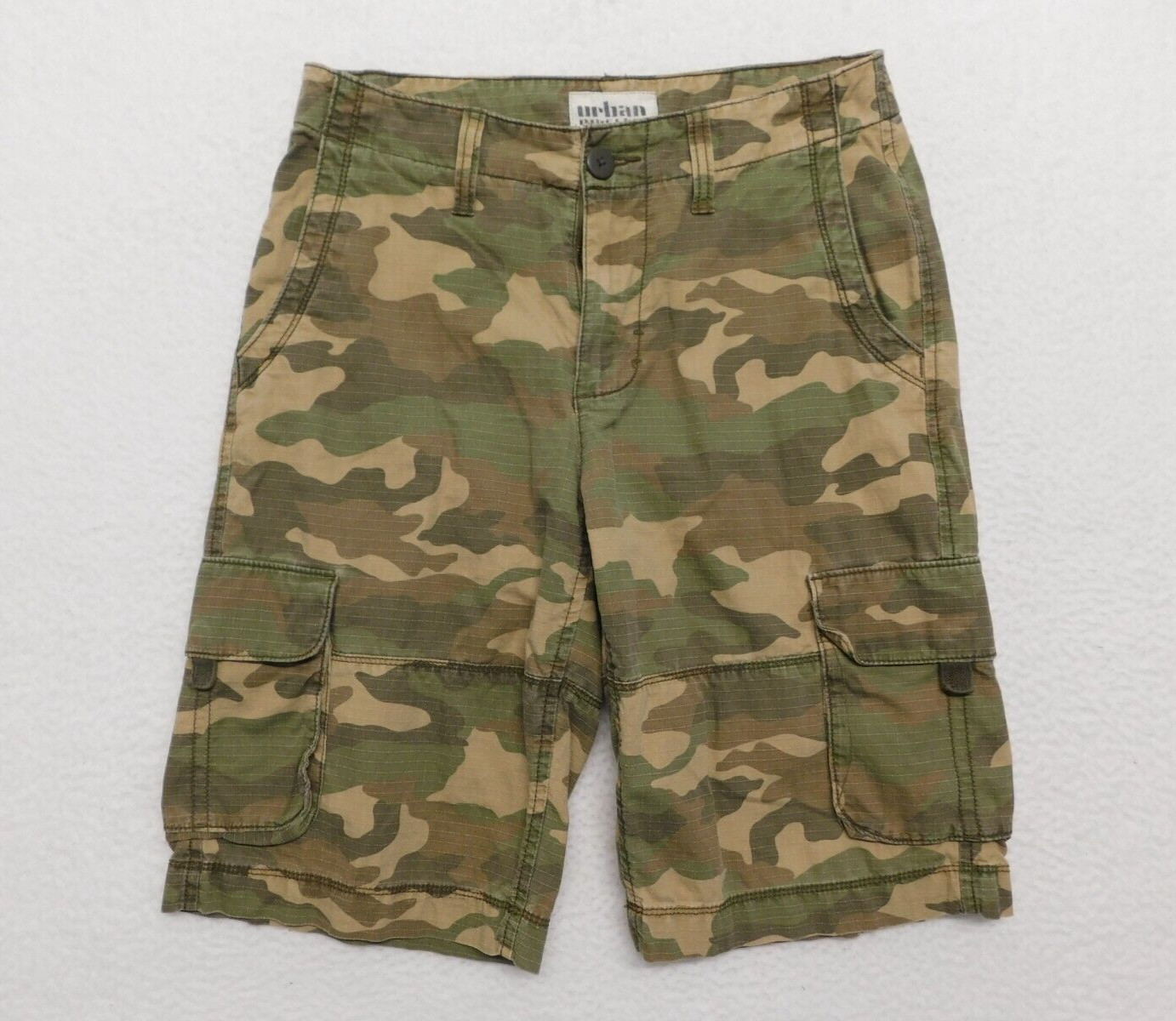 Urban Pipeline Camo Ripstop Cargo Shorts 30 Long Bagg… - Gem