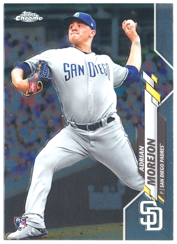 Adrian Morejon - San Diego Padres - 2020 Topps Chrome Baseball - RC ...