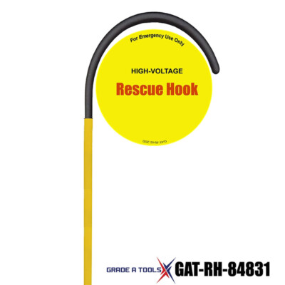Insulated Rescue Hook w/ Sign. 4.5' EV / Hybrid repair center EV Safety ...