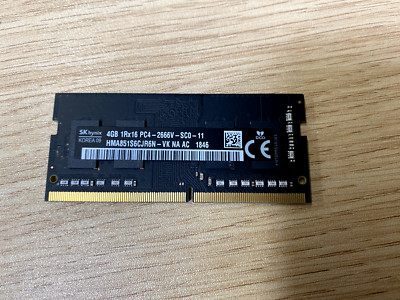 Apple RAM 2018 Mac Mini 4GB Memory 1x4GB 1RX16 PC4-2666V-SC0-11 Geniune ...