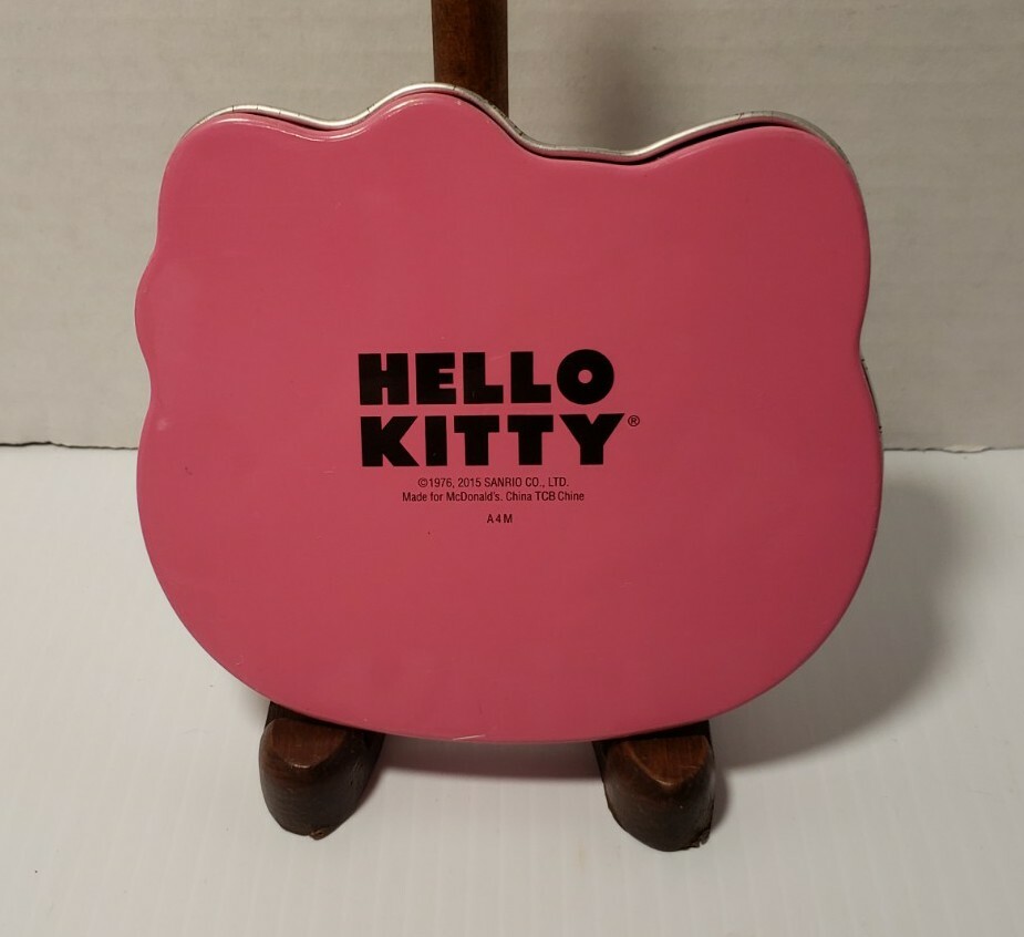 HELLO KITTY Tin ~ McDonald's Happy Meal Toy ~ 2015 for Trinkets Pillbox ...