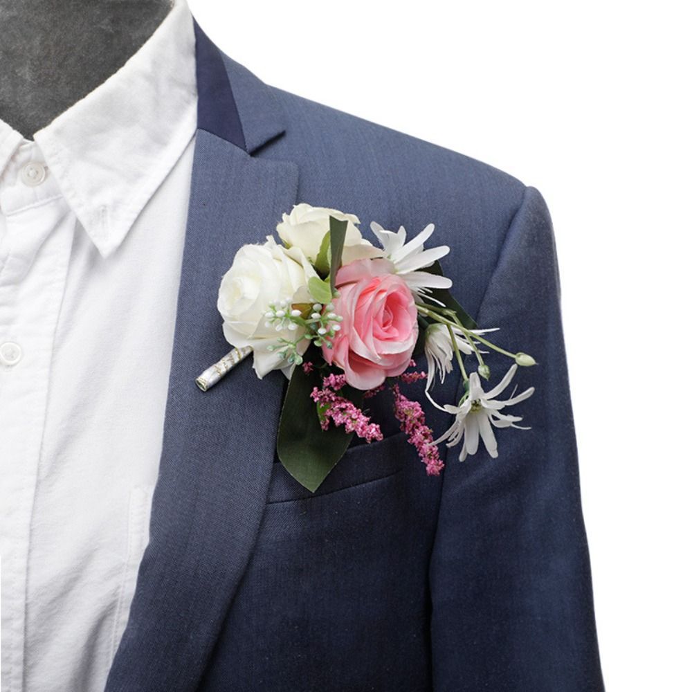 Banquet Simulation Flower Flower Bride Brooch Wedding Corsage Groom ...