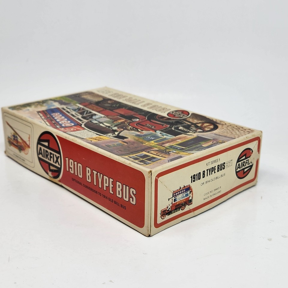 VINTAGE 1972 AIRFIX 1910 B TYPE BUS 1:32 PLASTIC MODEL KIT NEVER USED ...