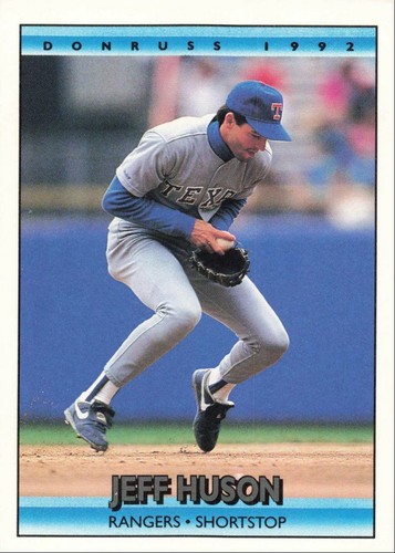 1992 Donruss Baseball Jeff Huson Texas Rangers #456 | eBay