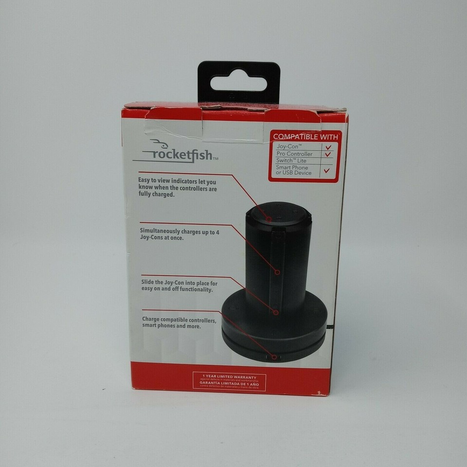 Rocketfish™ Joy-Con Charge Dock Station For Nintendo Switch | Charges 4 ...