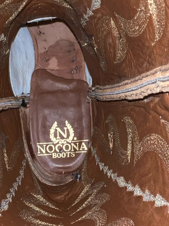 Nocona Burnished Tan Nile Hornback Croc. Cowboy Boots in Men's size 10D ...
