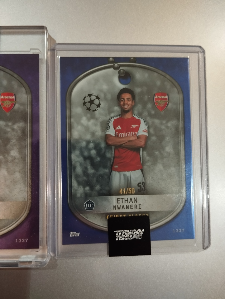 2024-25 Topps Total Football - First class card lot - Ethan Nwaneri /25 ...