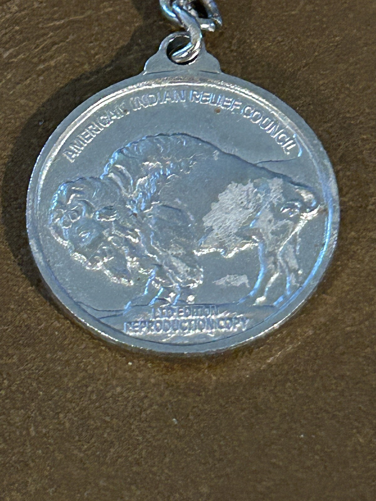 2009 American Indian Relief Council Buffalo Indian Head Nickle Coin ...