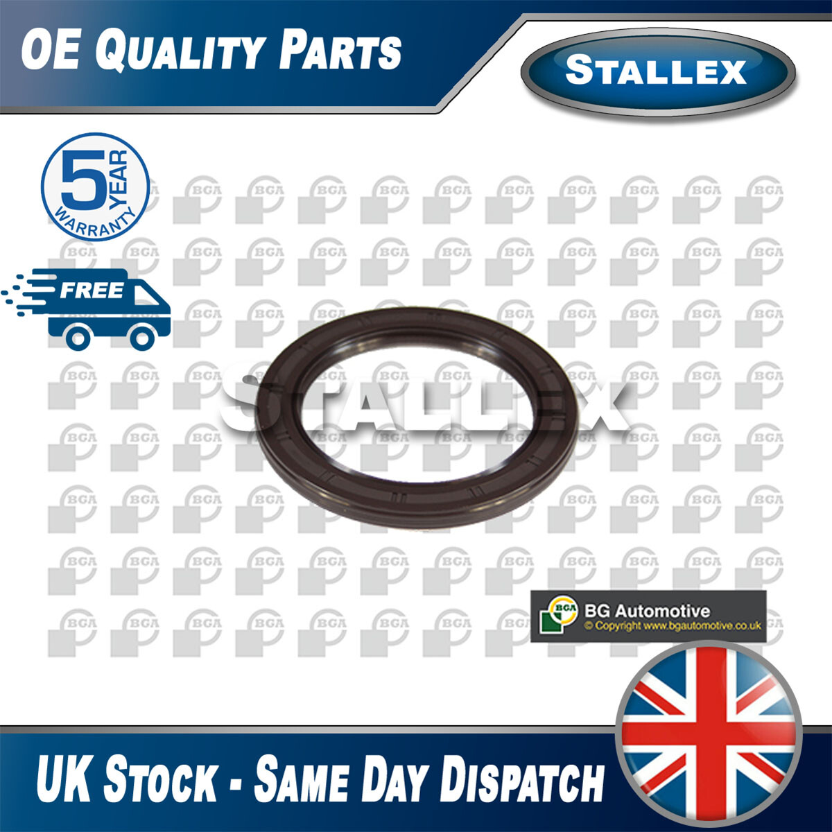 Fits Hyundai i10 i20 Kia Picanto 1.0 1.2 Crankshaft Oil Seal Stallex ...
