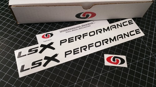 LSX Performance Decals (2pk) Hood Engine Stickers LS1 LS6 LS2 LS3 LS7 ...