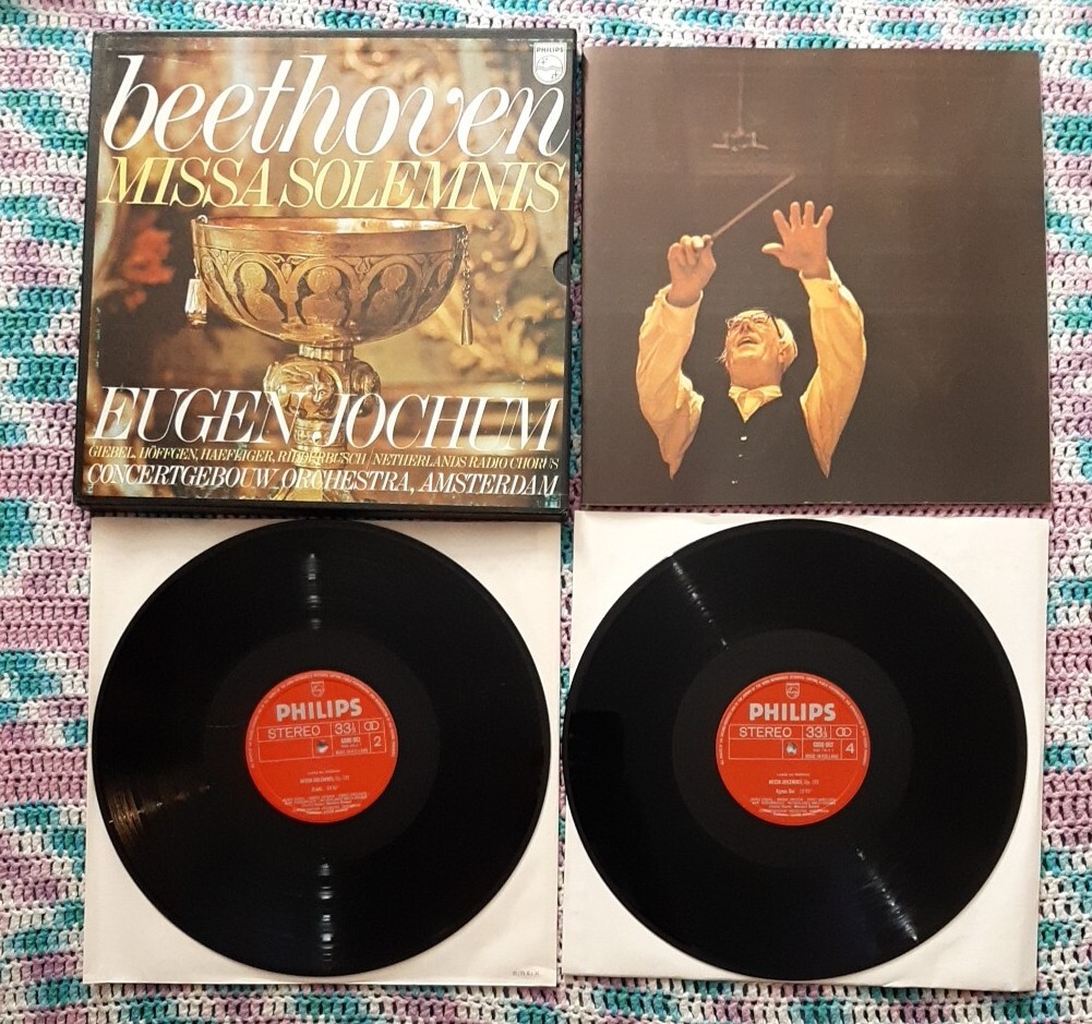 Beethoven Missa Solemnis Holland import 2 LP box set Eugen Jochum ...