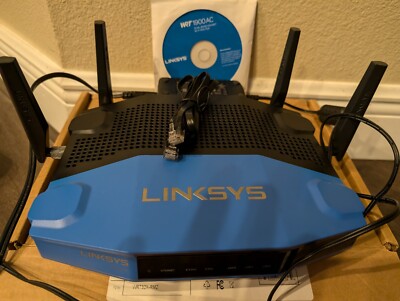 Linksys WRT1900AC 1300 Mbps 4 Port Dual-Band Wi-Fi Router 745883598601 ...