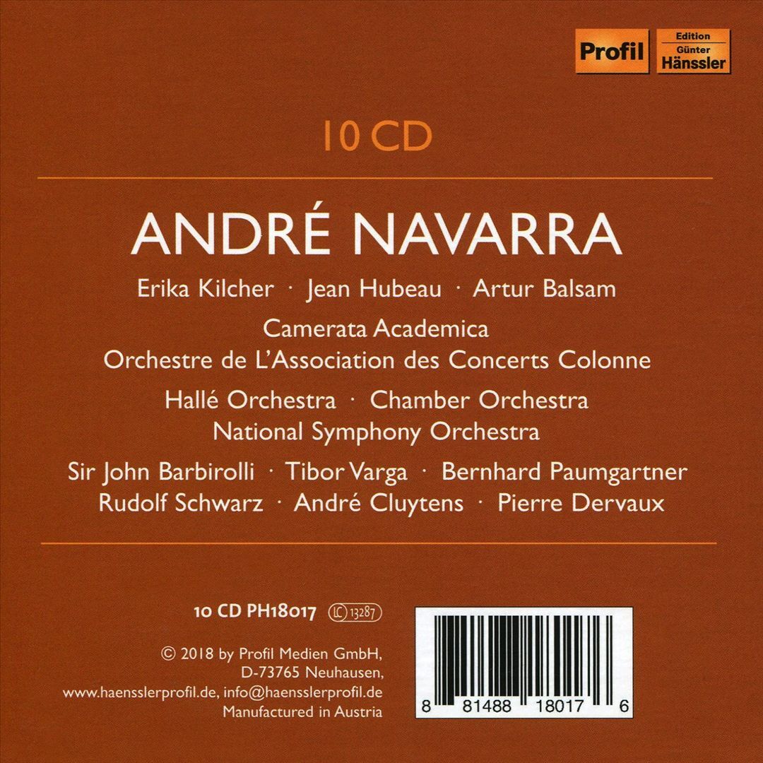 ANDRÉ NAVARRA ANDRÉ NAVARRA NEW CD 881488180176| eBay