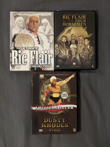 WWE 8 Disc DVD Lot Ric Flair Collection Dusty Rhodes Four Horeseman WCW ...