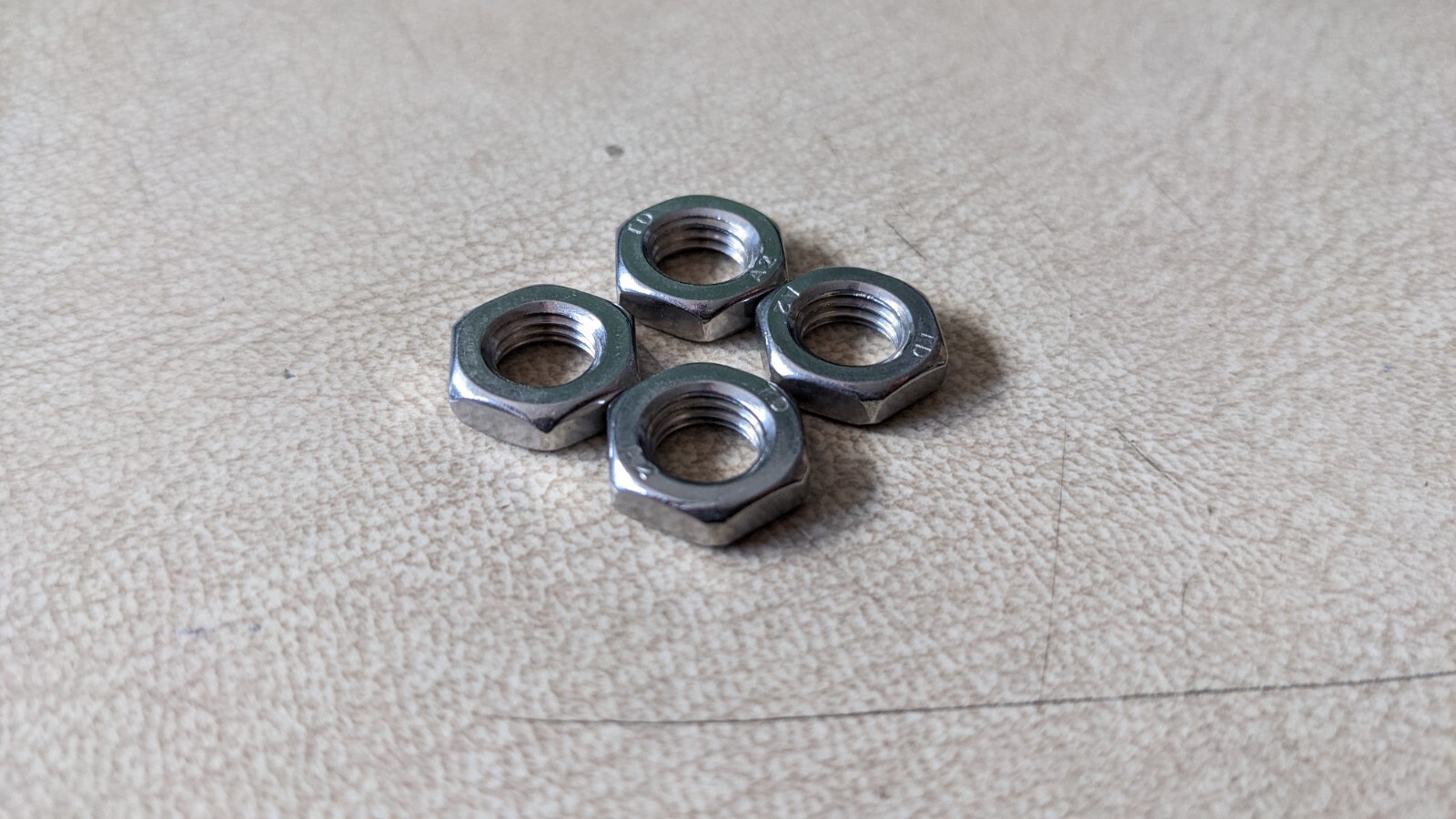 M12 THIN HALF NUT LOCK NUT JAM STAINLESS STEEL 1.5MM FINE PITCH (PACK 4) | eBay UK