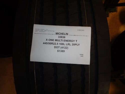 Michelin X One Multi Energy T 445/50R22.5 Tire for sale online | eBay