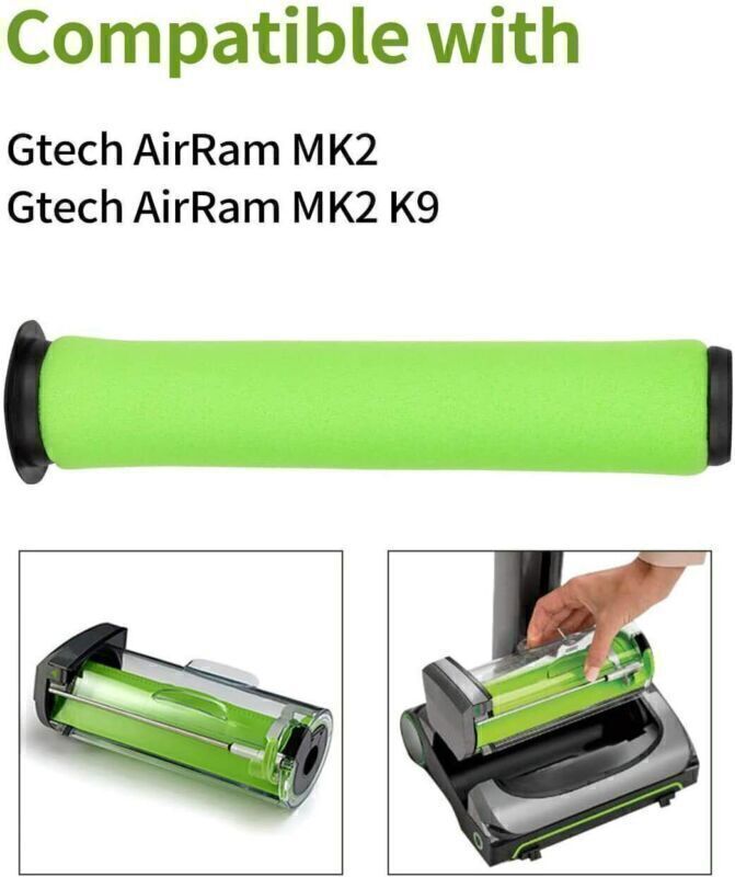 Washable Spare Parts For Gtech AirRam MK1 MK2 K9 AR20 AR21 AR29 Vacuum ...