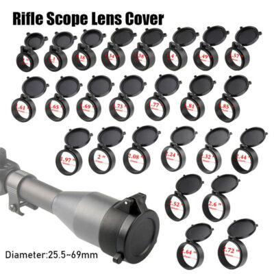 Flip Up Scope Covers Rifle Scope Protect Objective Cap Lens Cover for ...